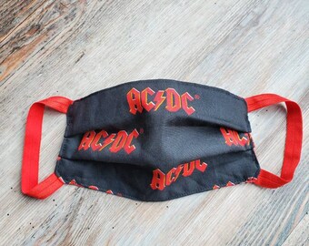 Acdc Face Mask - Etsy