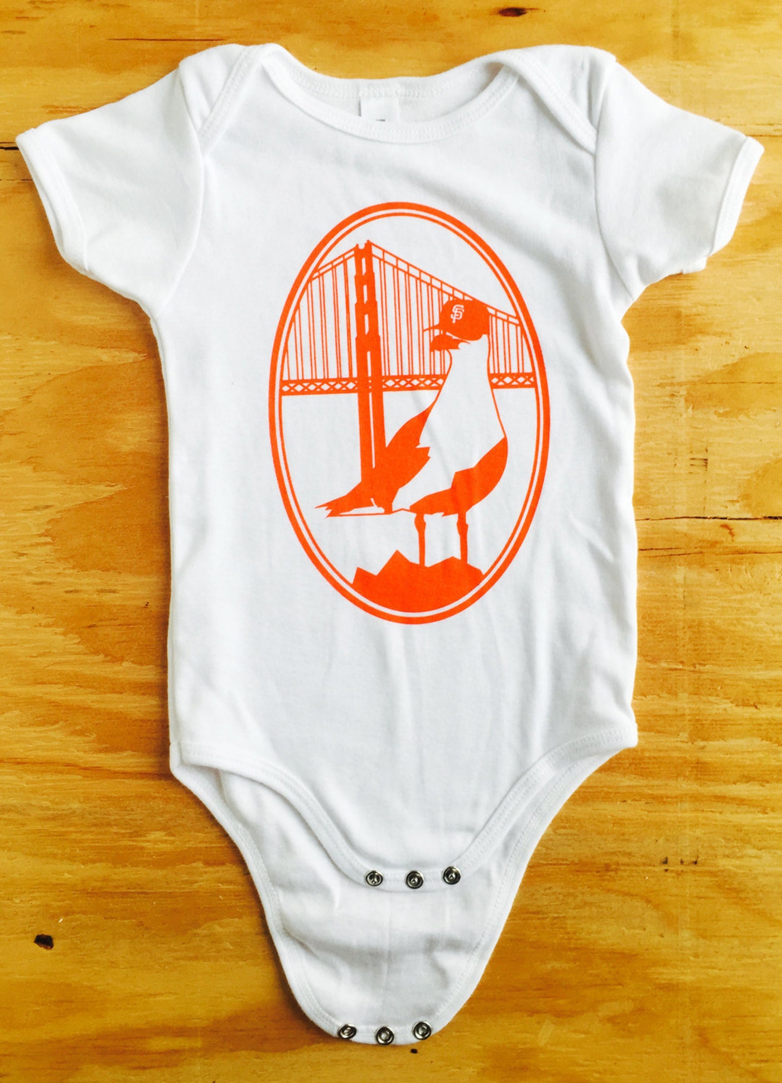 SF Seagull Onesie - Etsy