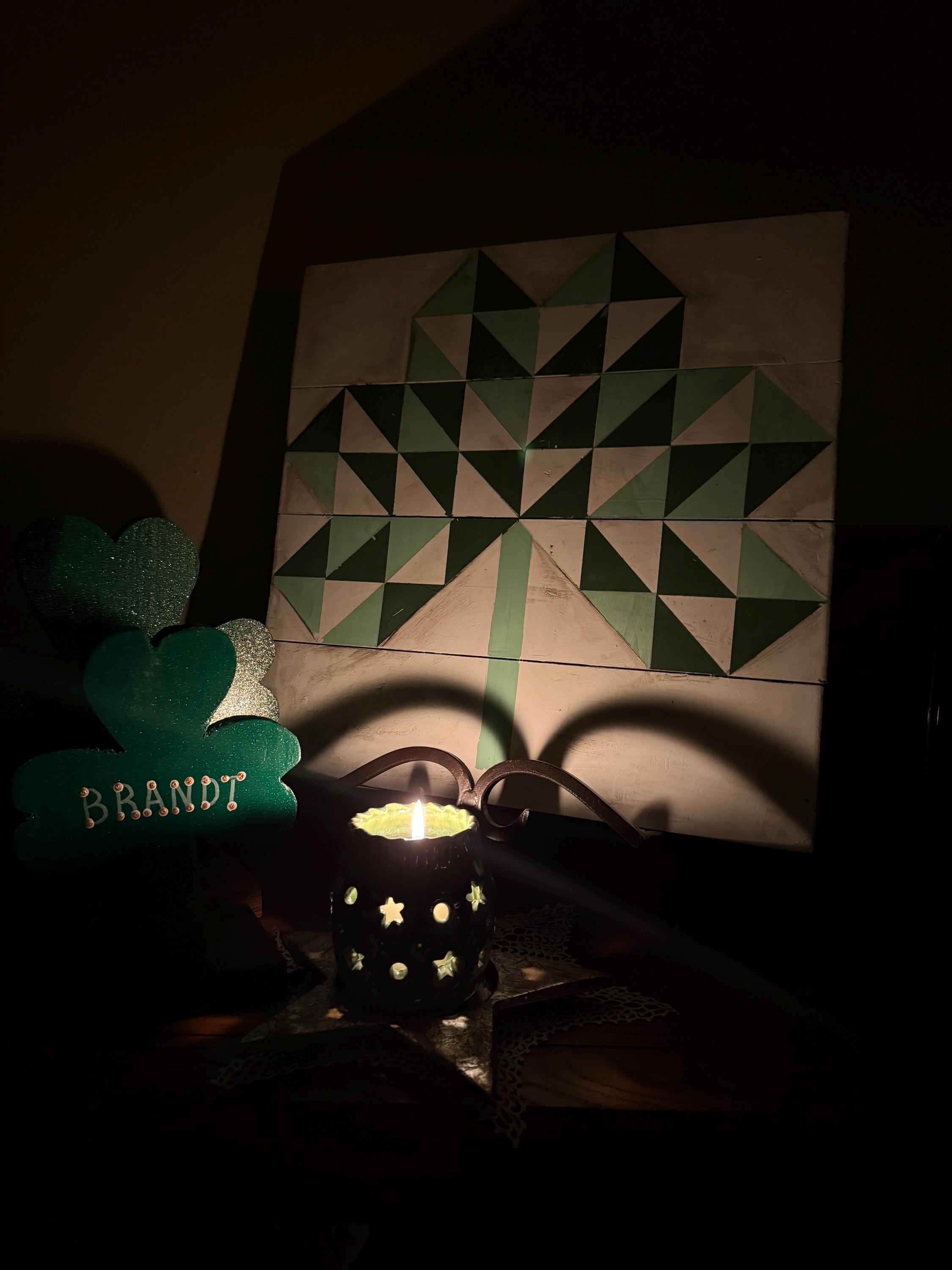 St.patricks Clover Barn Quilt - Etsy