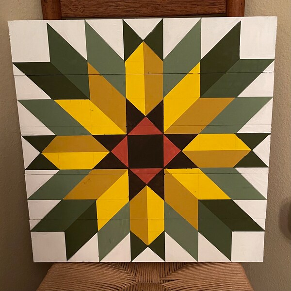 Sunflower Barn Quilt - Etsy