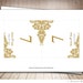 Gold Table Number,5x5,gold Wedding Table Card Template,printable ...