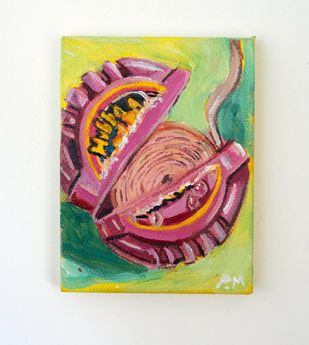 Miniature Hubba Bubba Painting: Retro Kitsch Food Art - Etsy