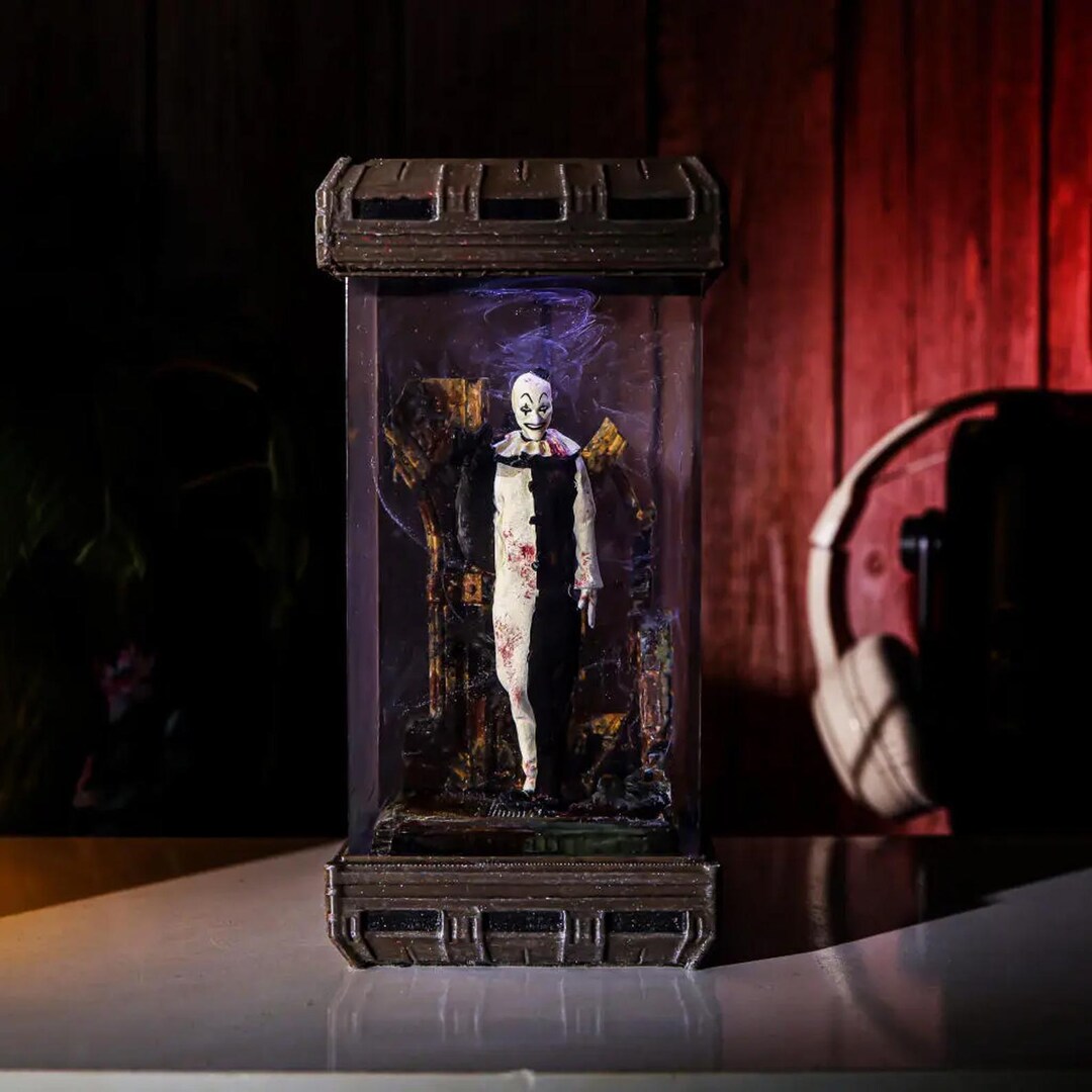 Art the Clown Resin Lamp, Terrifier Horror led Night Light, Handmade ...