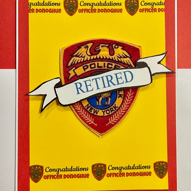 Police Retirement - Etsy