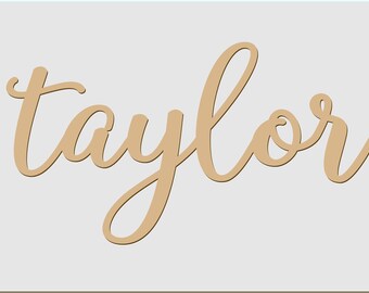 Hello Sign Laser Cut Wood Word Sign Unfinished | Etsy