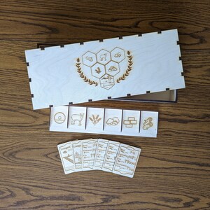 Wood Game Board - Hand Painted - Sturdy and Long Lasting Board for Game ...