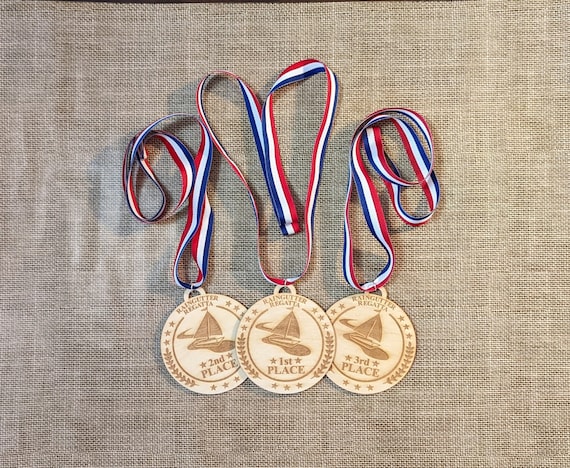 Set of 3 Regatta Medals for Boat Building Excellence - Etsy