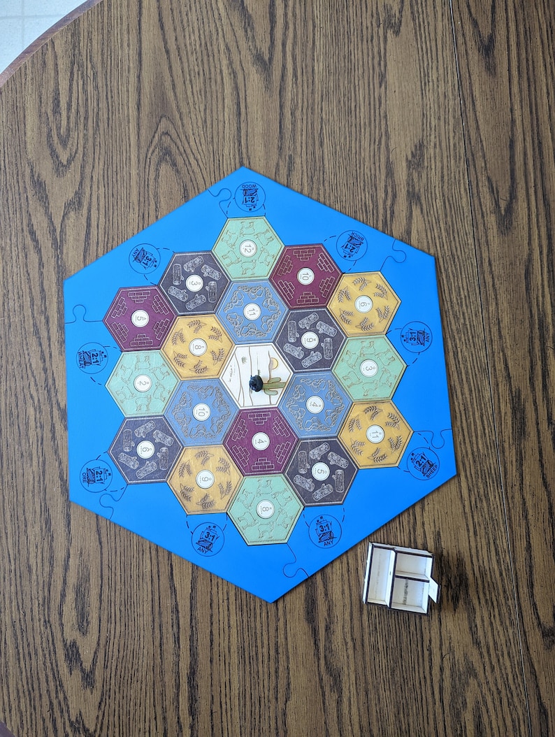 Wood Game Board Hand Painted Sturdy and Long Lasting Board - Etsy