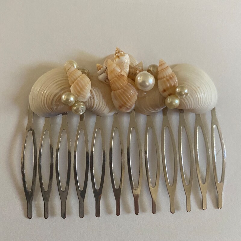 Sea Shell Hair Clips - Etsy