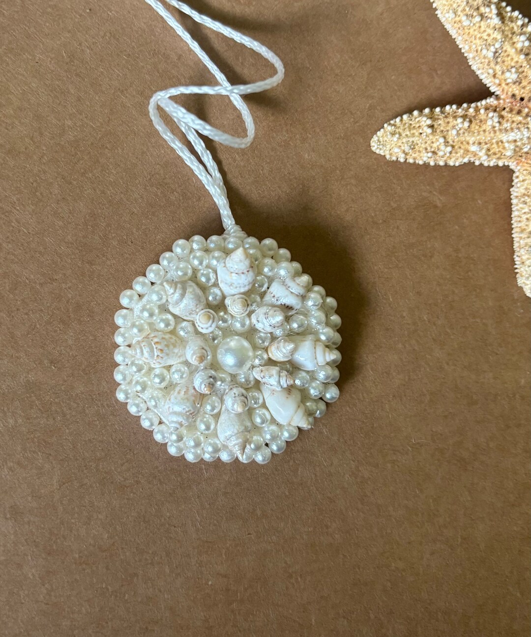 Seashell Sailor's Valentine Ornament: Handcrafted Beach Decor - Etsy