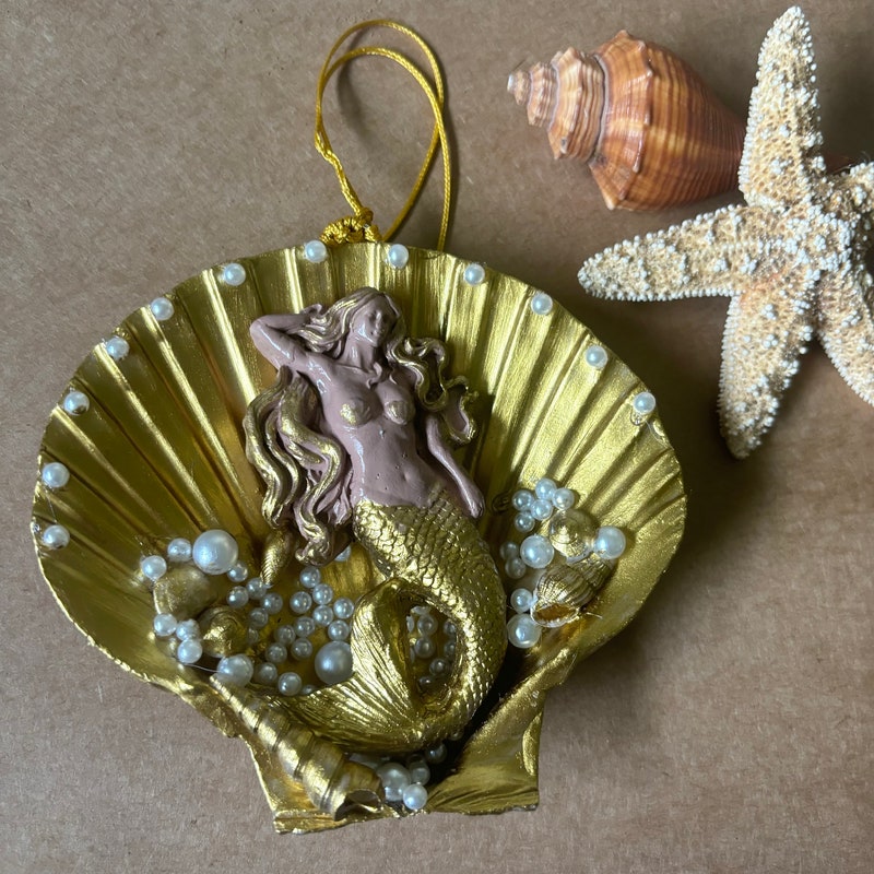 Mermaid Ornaments - Etsy