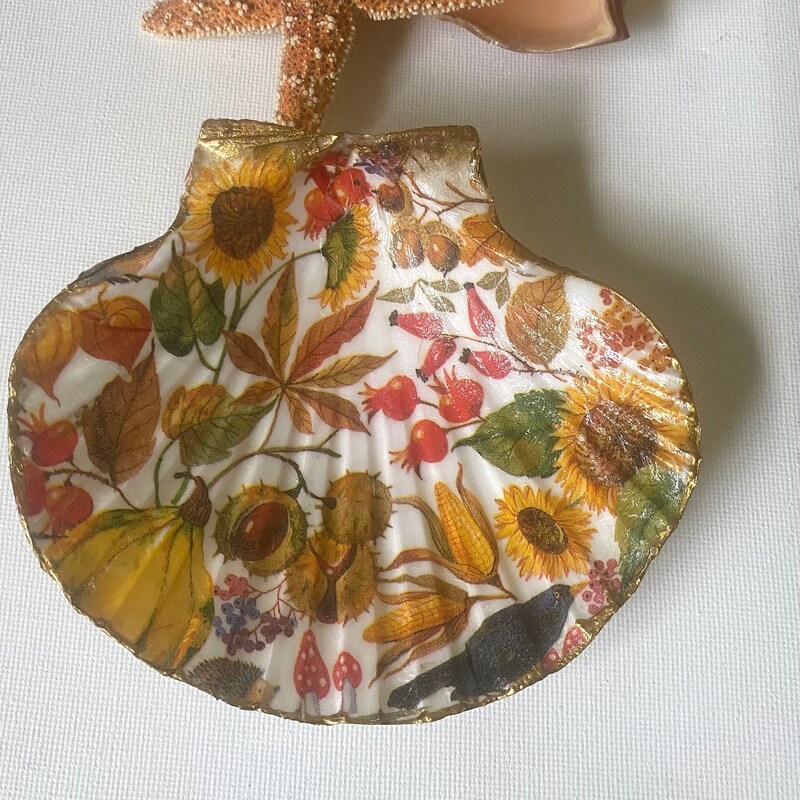 Decoupage Shells - Etsy
