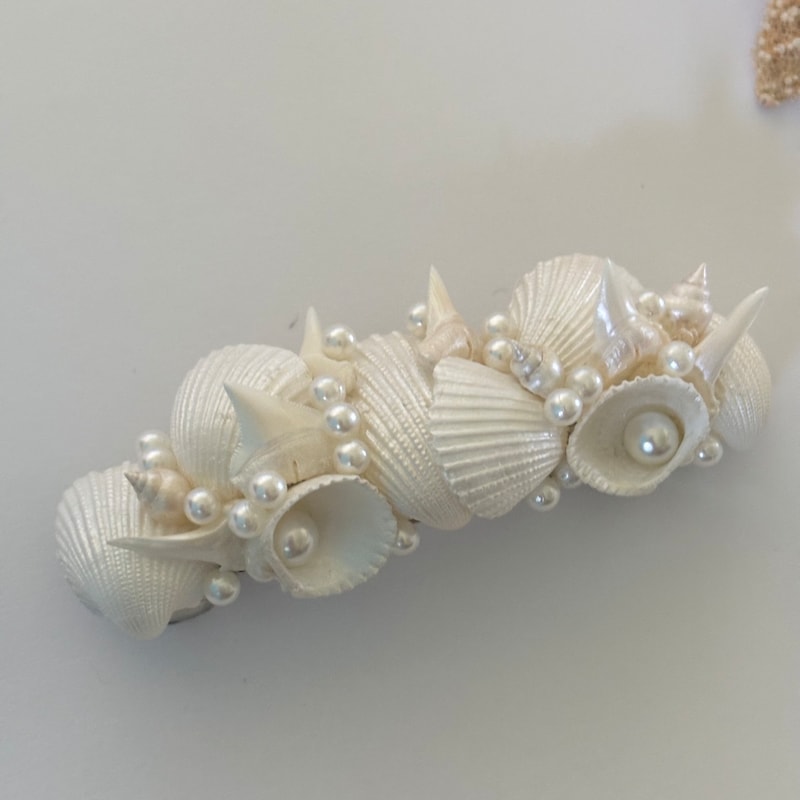 Pearl Barrette - Etsy