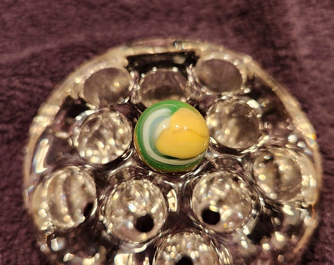 Green/yellow/white Akro Popeye Marble Nice - Etsy