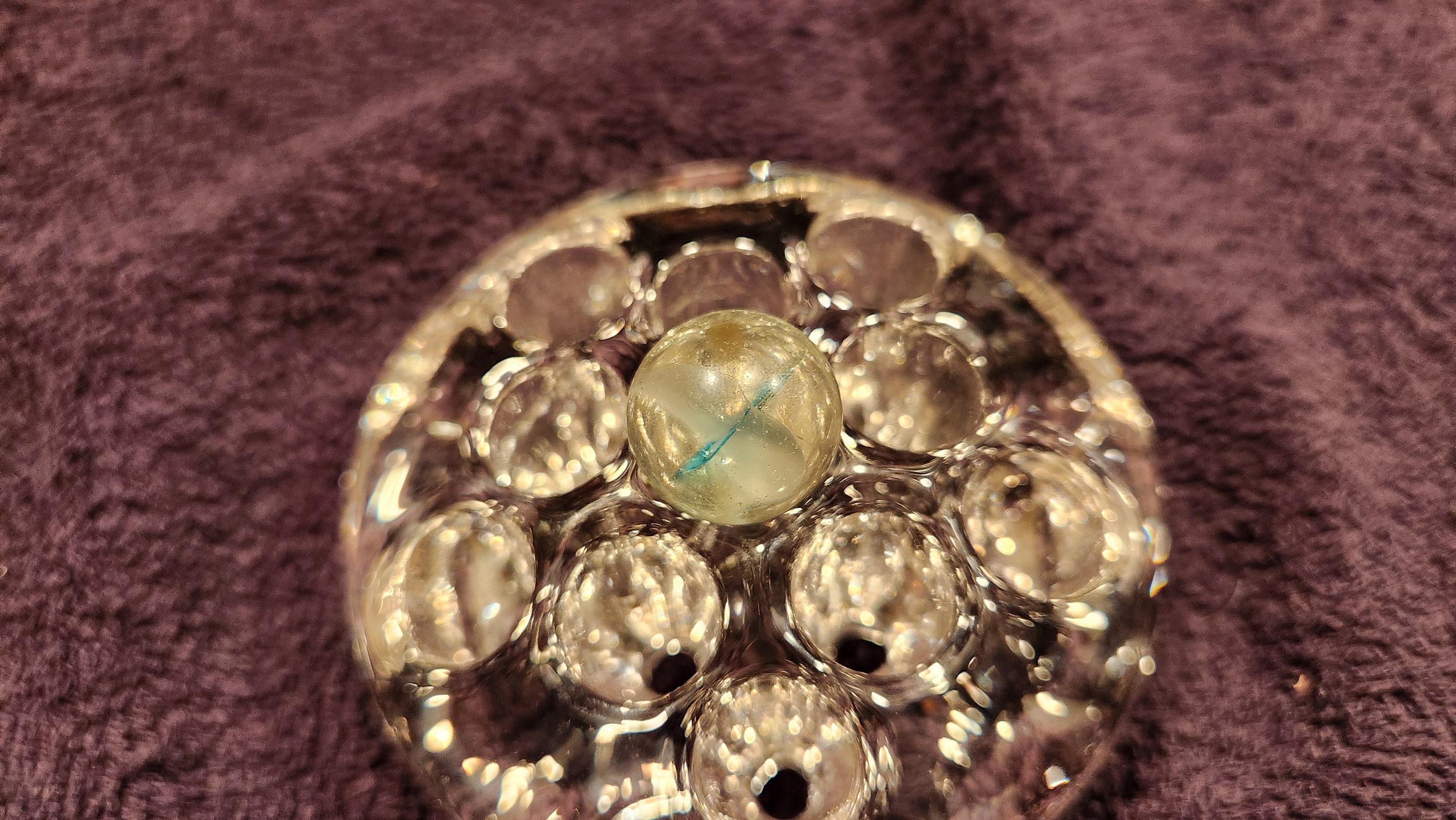 1960's St Mary's Cross Thru Marble Marble King Turquoise/ White HTF - Etsy