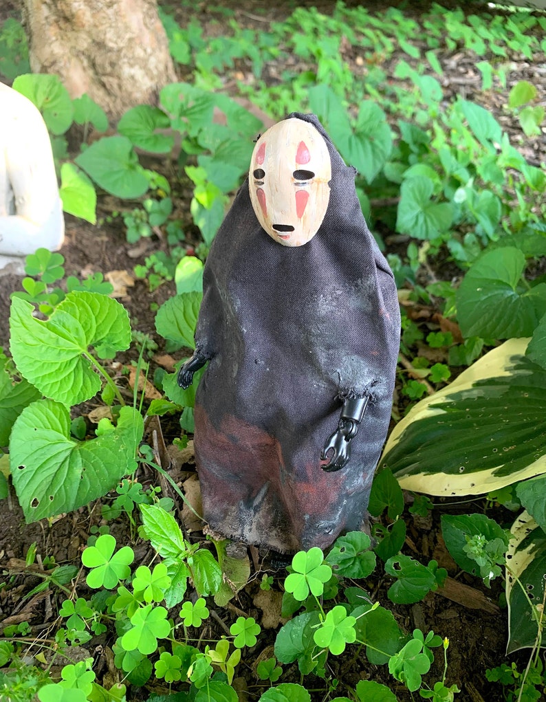 Custom No-face Kaonashi Action Figure 8" Mego Scale No Face Figure - Etsy