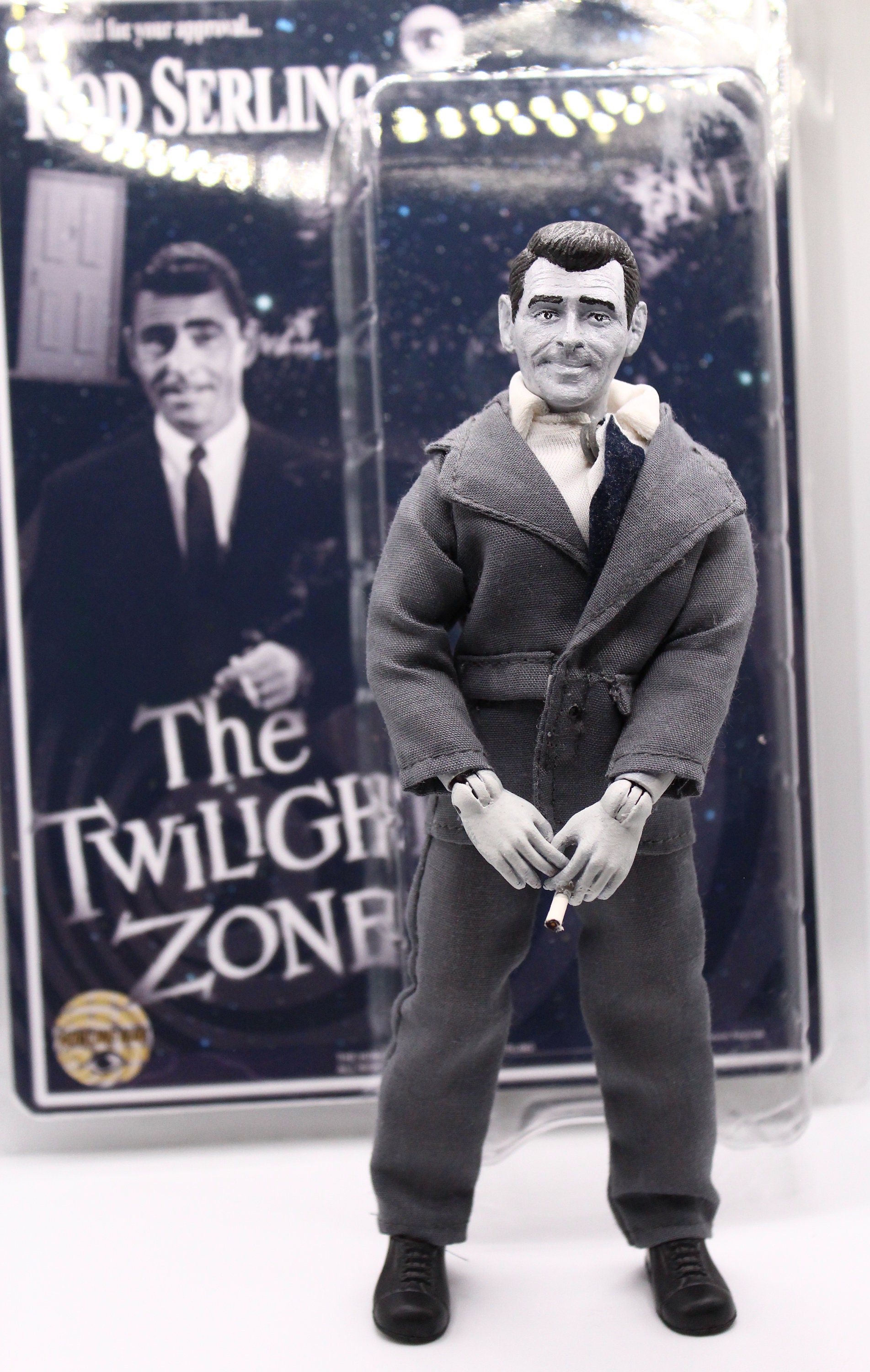 Rod Serling The Twilight Zone Custom Action Figure 8 Mego Scale Etsy