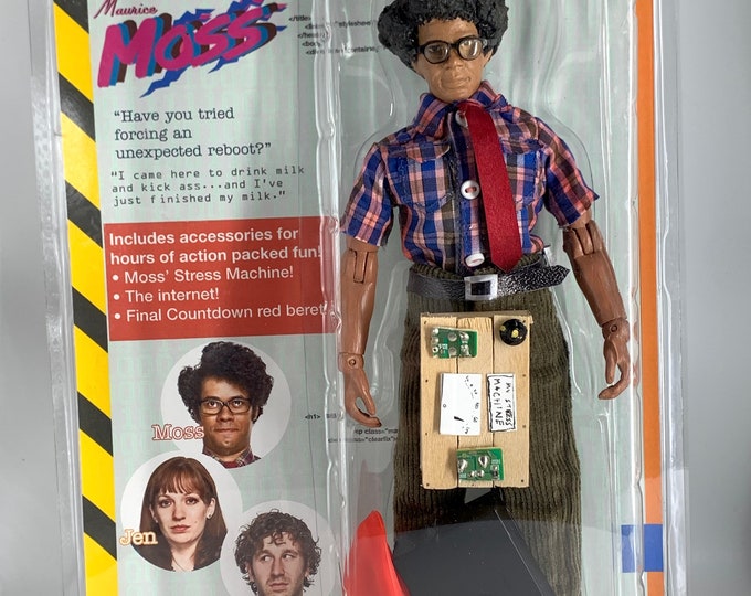 Moss From the IT Crowd Custom Action Figure 8" Mego Scale - Etsy