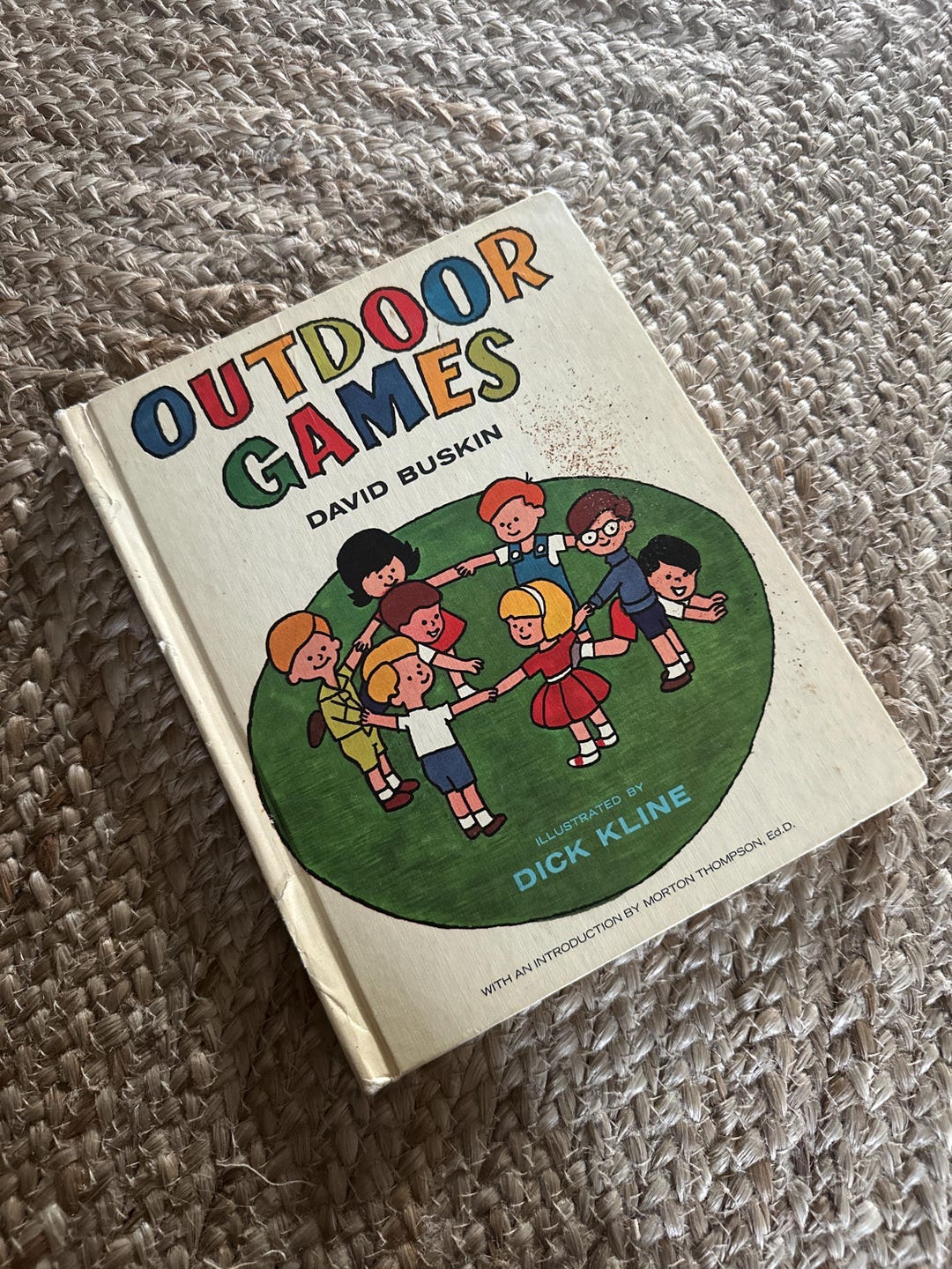 Vintage 1966 Outdoor Games Book | Illustrated Children's Activities - Etsy
