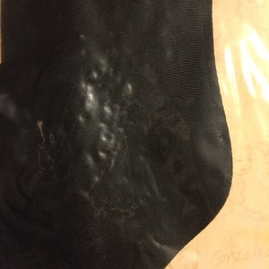 Vintage Contrast Queen Size Seamed Stockings With Various Colour Seams ...