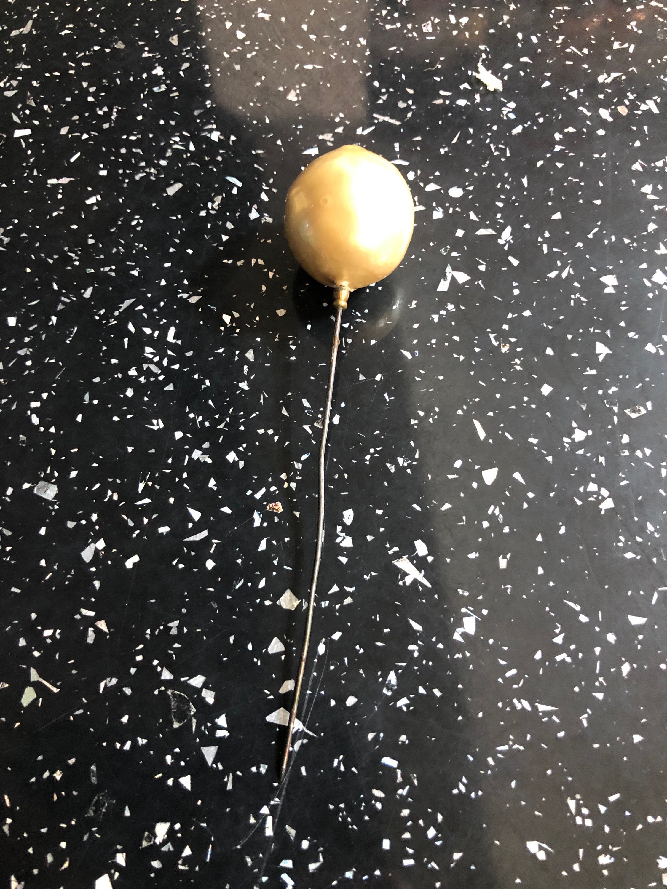 Antique Large Round Hat Pin. Don’t Lose Your Hat! Wedding, Race Day ...