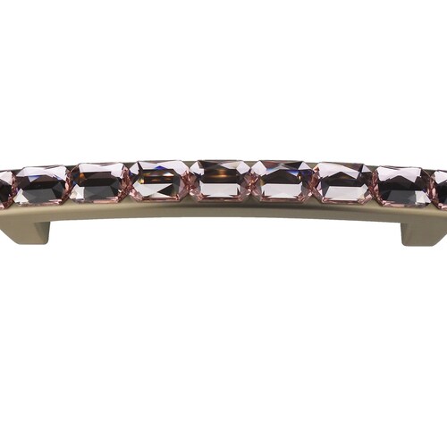 4 Crystal Flower Drawer Pull Rhinestone Chrome Cabinet - Etsy