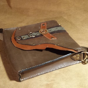 Leather Bag Post Apocalyptic Steampunk Dieselpunk Dystopia Rising ...