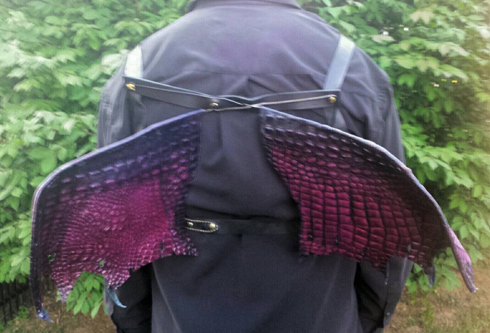 Costume Dragon or Demon Leather Wings OOAK - Etsy