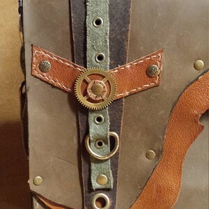 Leather Bag Post Apocalyptic Steampunk Dieselpunk Dystopia Rising ...