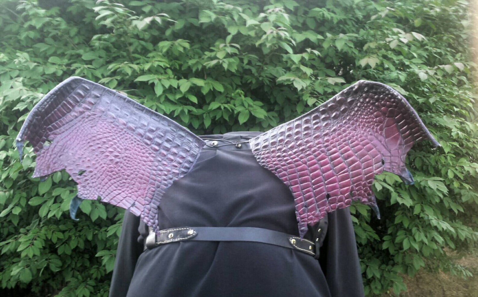 Costume Dragon or Demon Leather Wings OOAK - Etsy