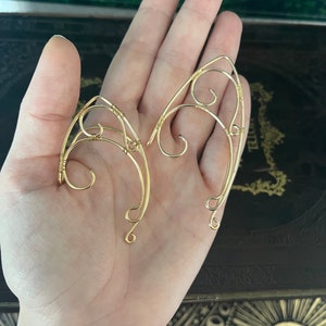 Ear Cuffs Gold, Elf Ear Cuff Set, Fantasy Jewelry, Elf Cosplay ...
