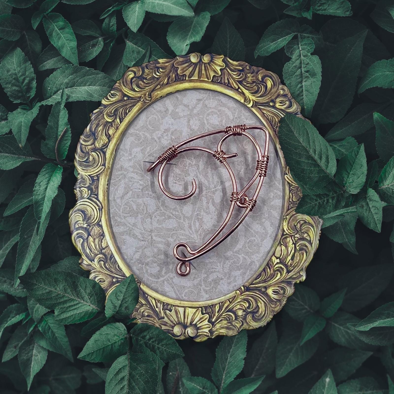 Copper Elf Ear Cuffs: Wire Wrapped Fantasy Cosplay Accessory - Etsy