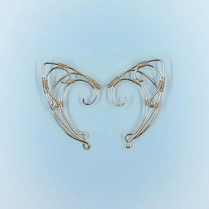 Ear Cuffs Gold, Elf Ear Cuff Set, Fantasy Jewelry, Elf Cosplay ...