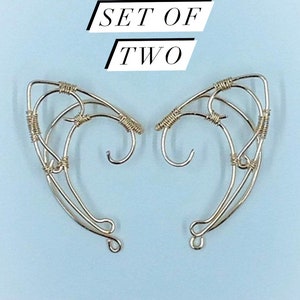 Ear Cuffs Gold, Elf Ear Cuff Set, Fantasy Jewelry, Elf Cosplay ...
