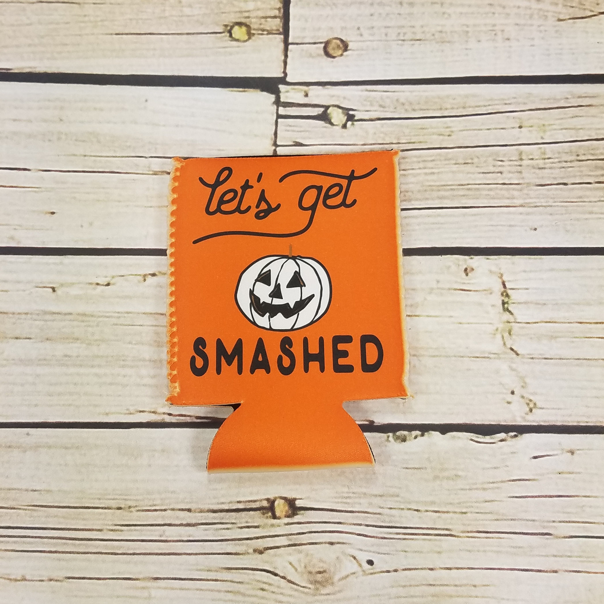 Lets Get Smashed Halloween Can Coolers Halloween Party Gifts | Etsy