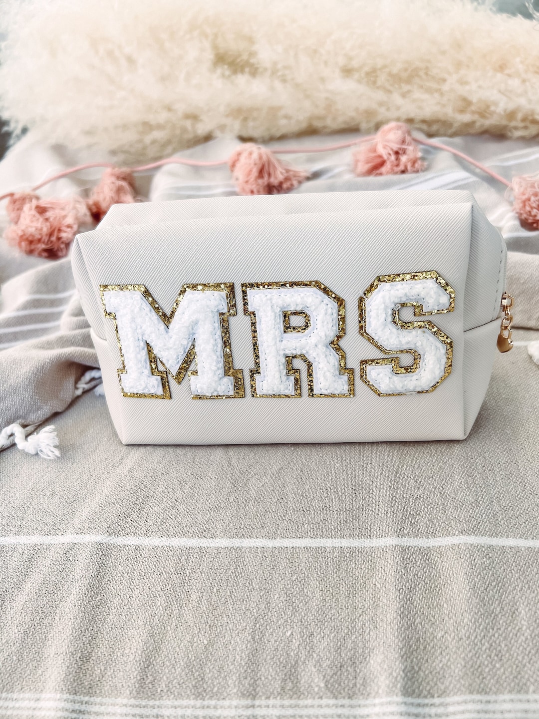 Personalized Makeup Bag, Monogramed Makeup Bag, Personalized Cosmetic ...