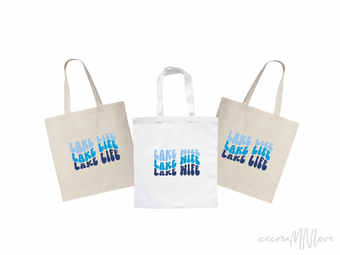 Bachelorette Party Totes, Lake Life Tote Bag, Lake Life Beach Bag, Lake ...