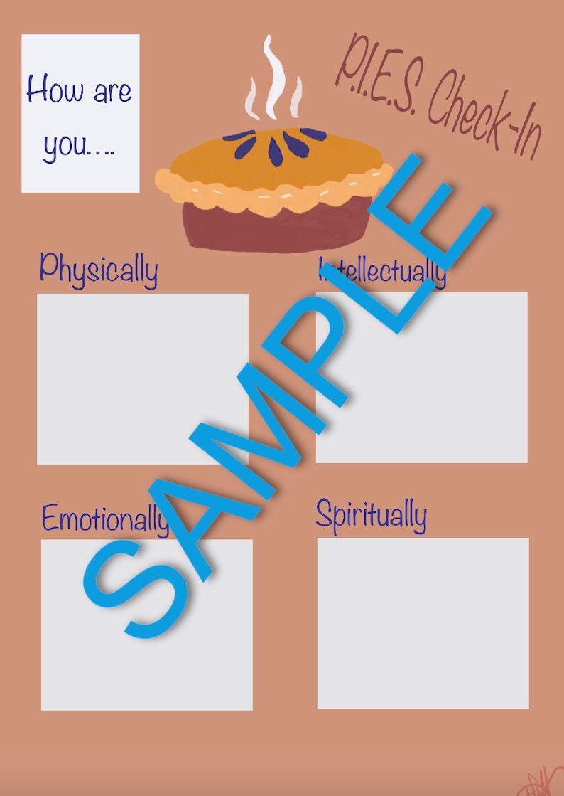 P.I.E.S. Check-in - Etsy