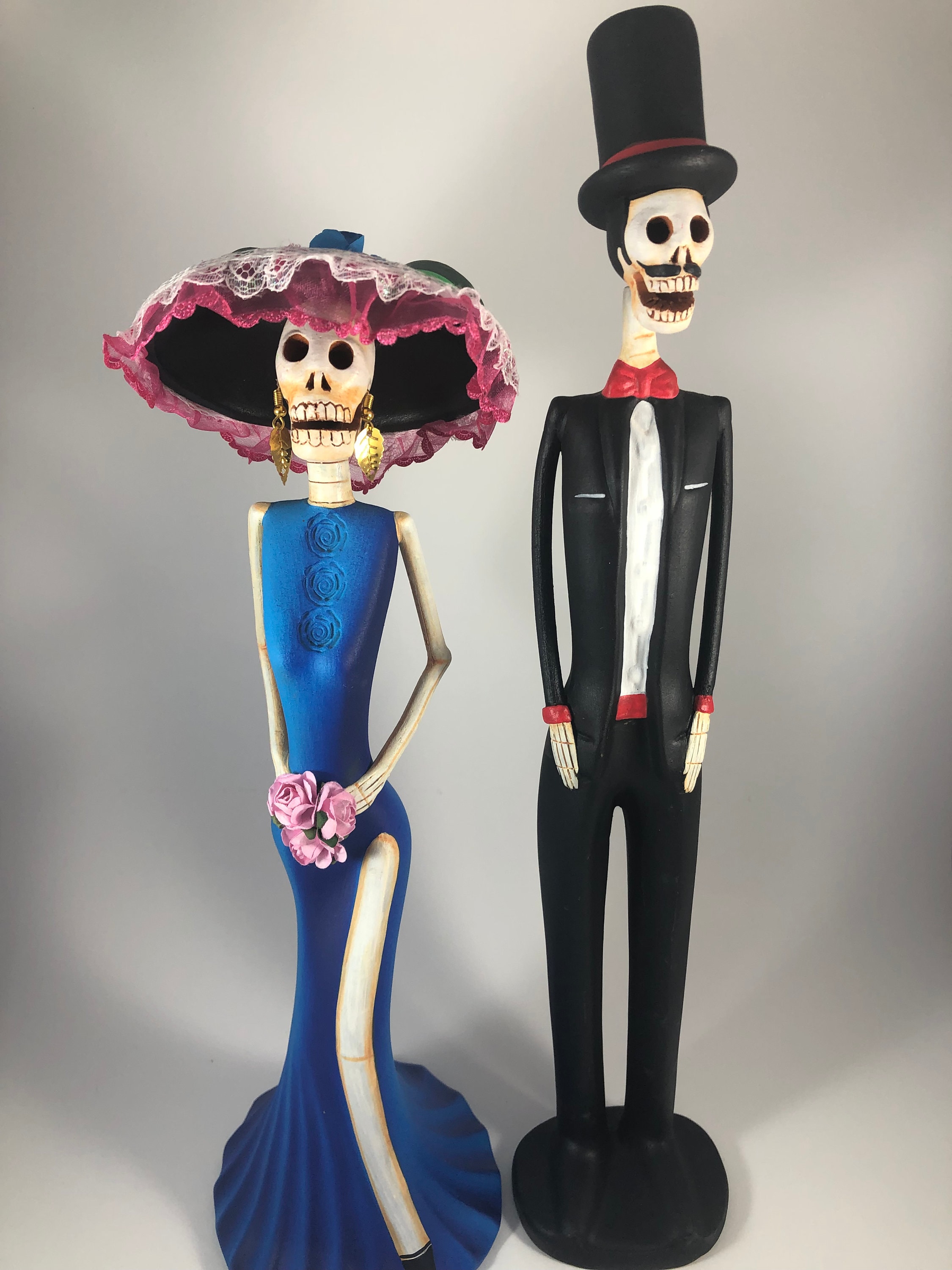 One of a kind hand painted Catrina & Catrin | Etsy