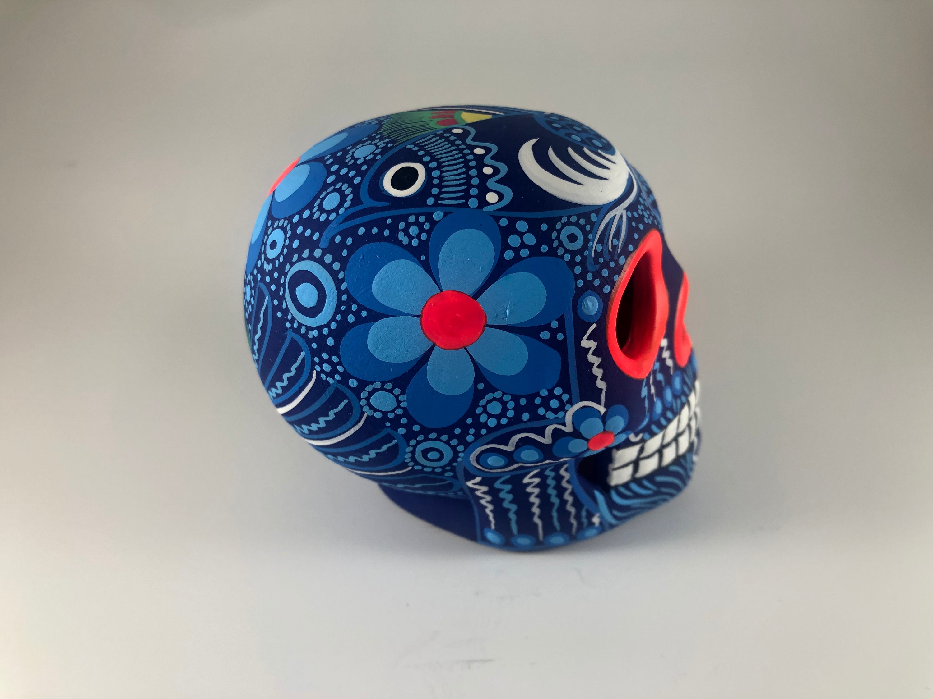 Small Hand Painted Skulls - Etsy