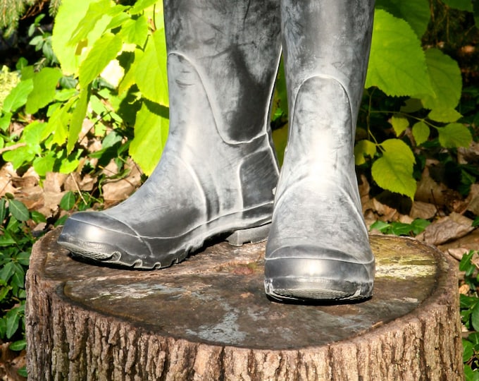 Rare Vintage 50s drizzle Boots Clear Rubber - Etsy