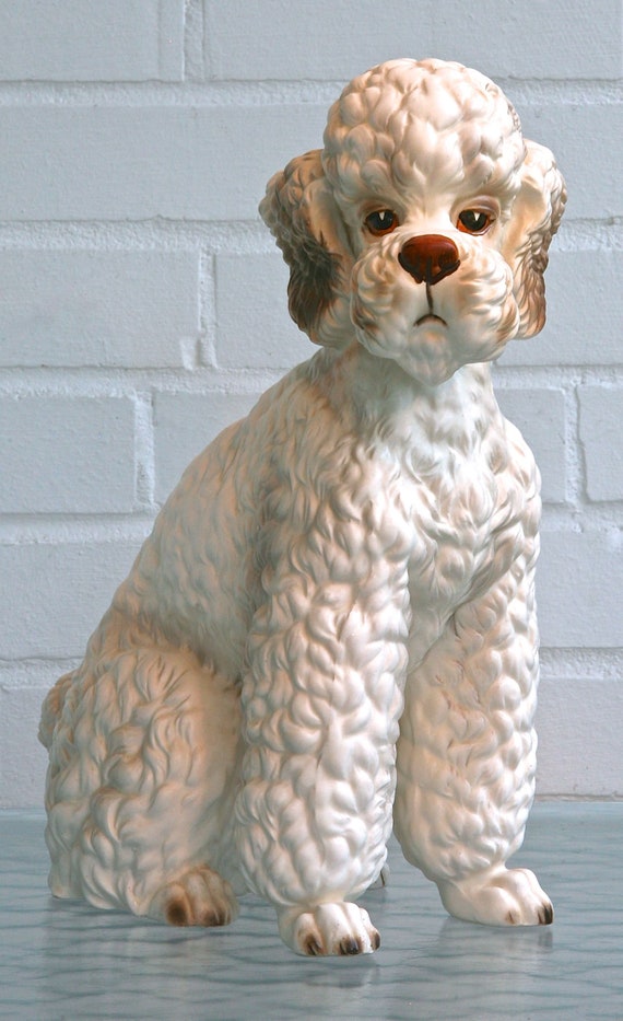 LEFTON CERAMIC POODLE - Etsy