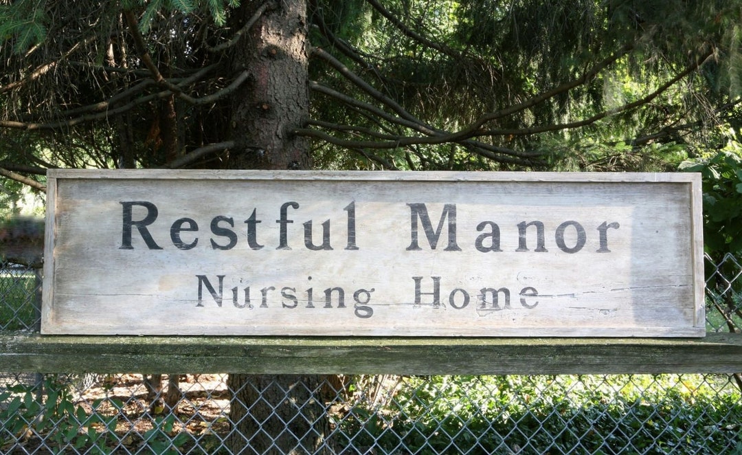 RESTFUL MANOR SIGN - Etsy