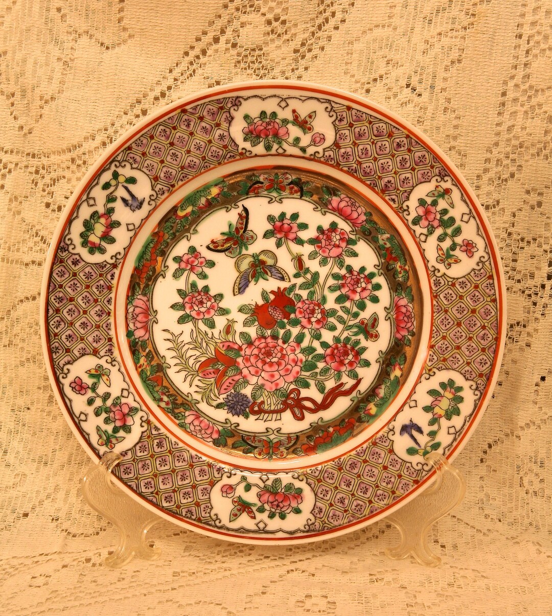 CHINESE DECORATIVE PLATE - Etsy