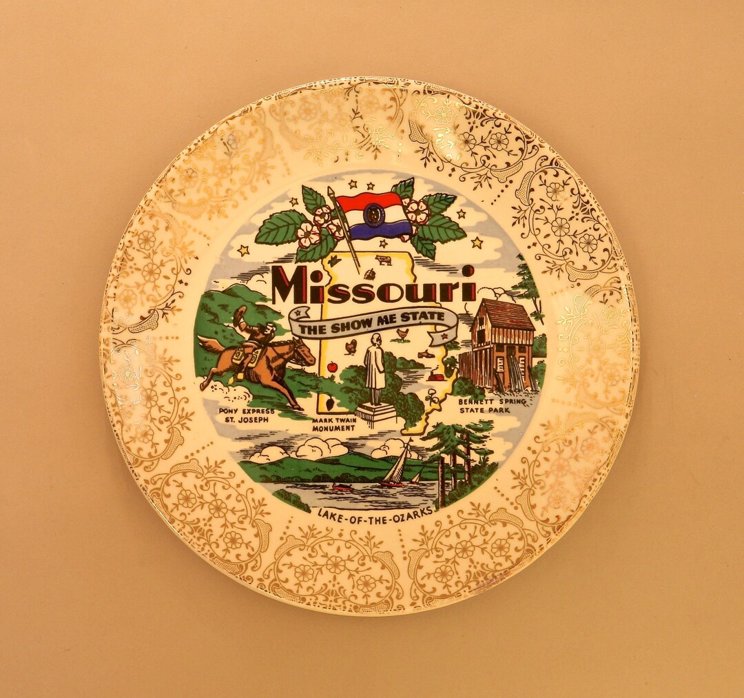 MISSOURI SOUVENIR PLATE - Etsy