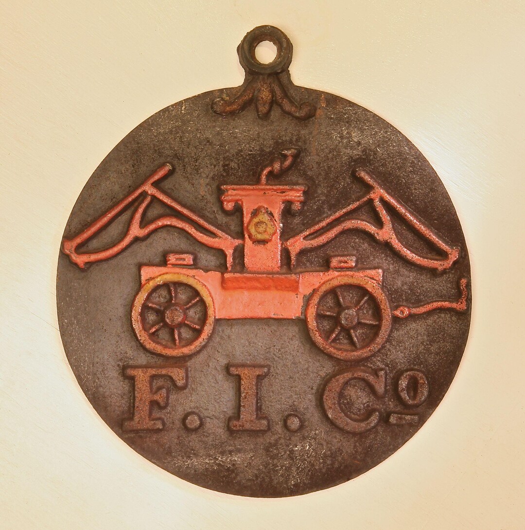 Antique FIRE MARK PLAQUE - Etsy