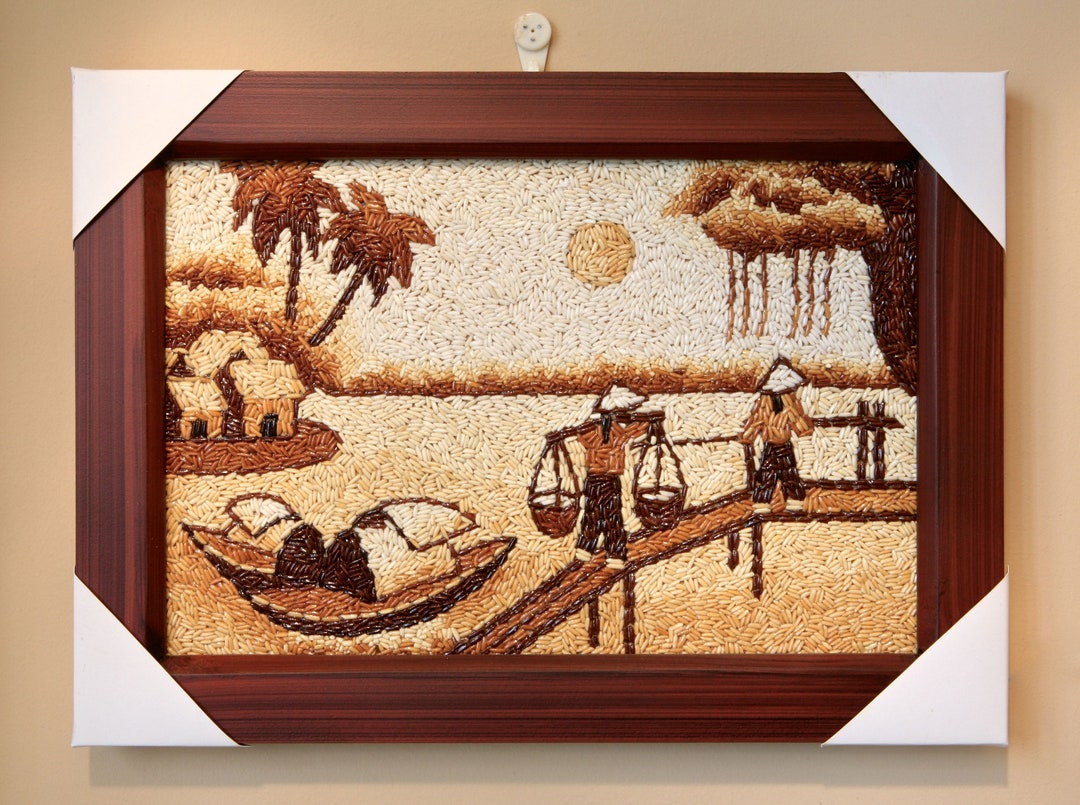 ROASTED RICE PAINTING - Etsy