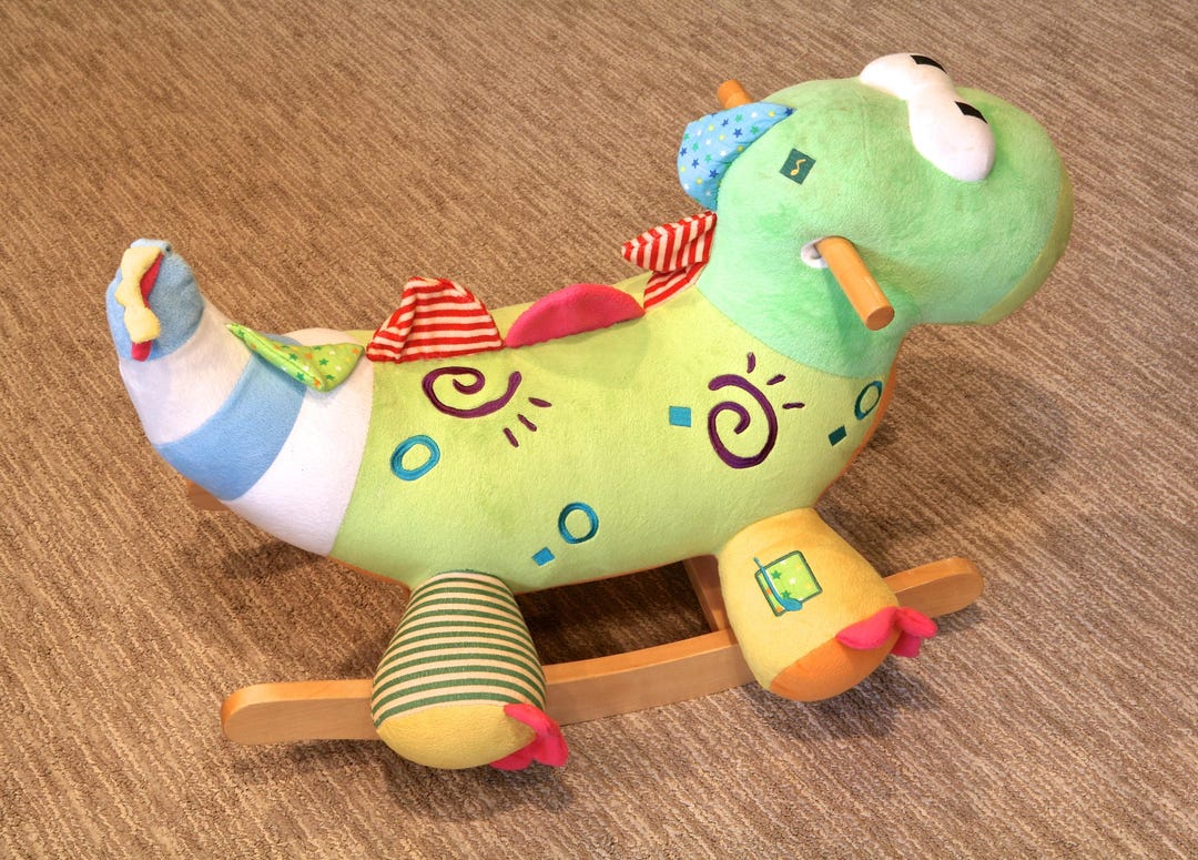 PLUSH ROCKING DRAGON - Etsy