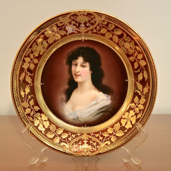 Royal Vienna Portrait Plate - Etsy