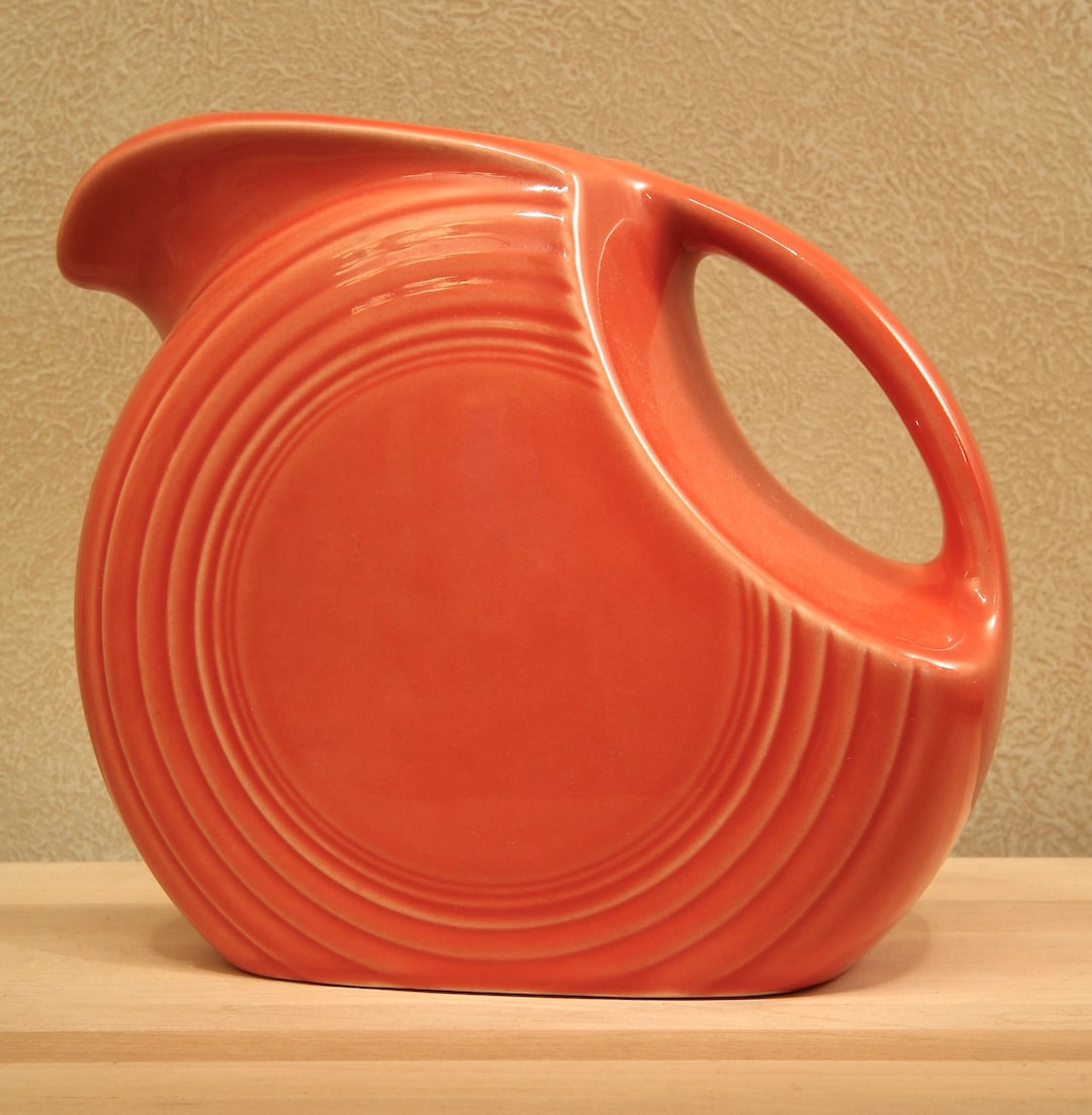 FIESTAWARE PERSIMMON PITCHER by Homer Laughlin China Company - Etsy